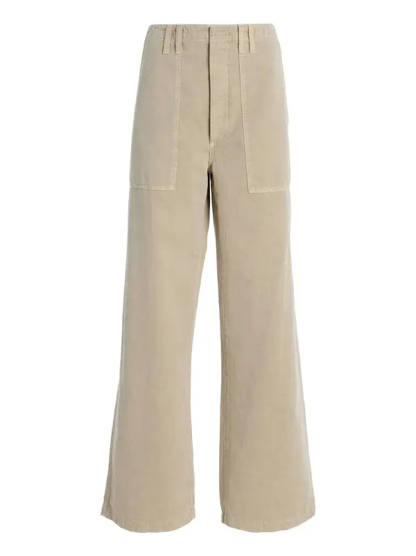 AGOLDE Twill Utility Pants - Ivory