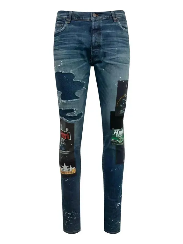 Amiri Lounge Skinny Jeans - Blue