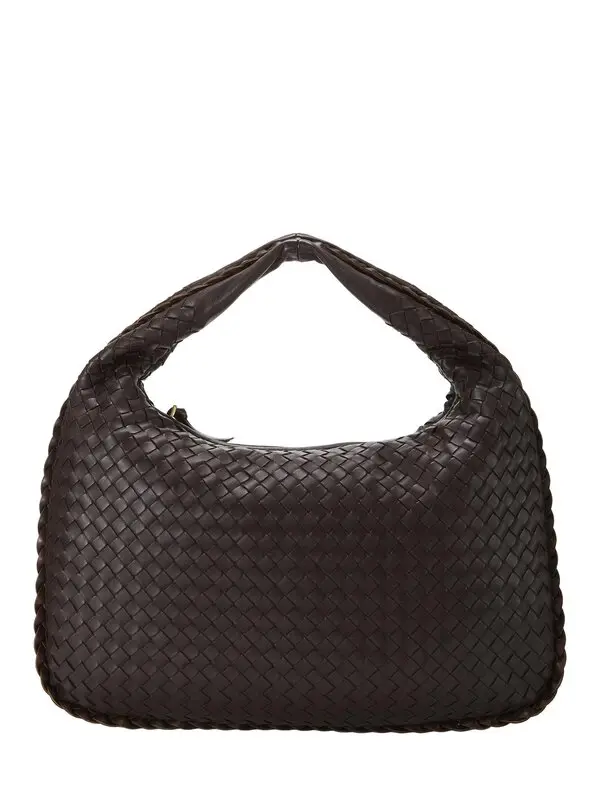 Bottega Veneta Intrecciato Veneta Hobo - Brown