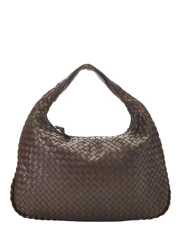 Bottega Veneta Intrecciato Veneta Hobo - Brown