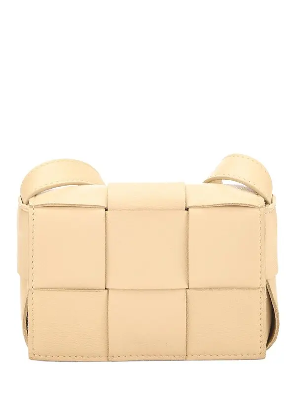 Bottega Veneta Maxi Intrecciato Candy Cassette Crossbody - Beige