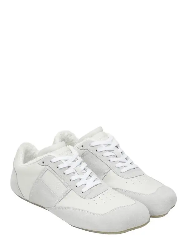 MAISON MARGIELA Leather And Suede Sneakers - White