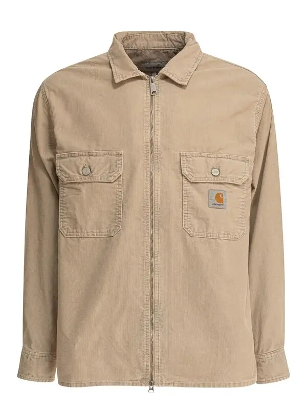 Carhartt Work In Progress Reynold' Overshirt Jacket - Beige