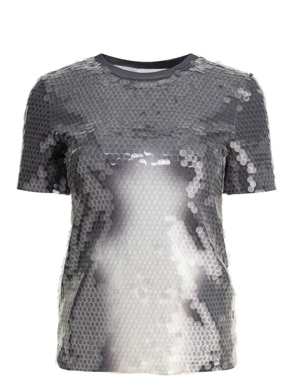 Max Mara Sequin T-shirt - Grey