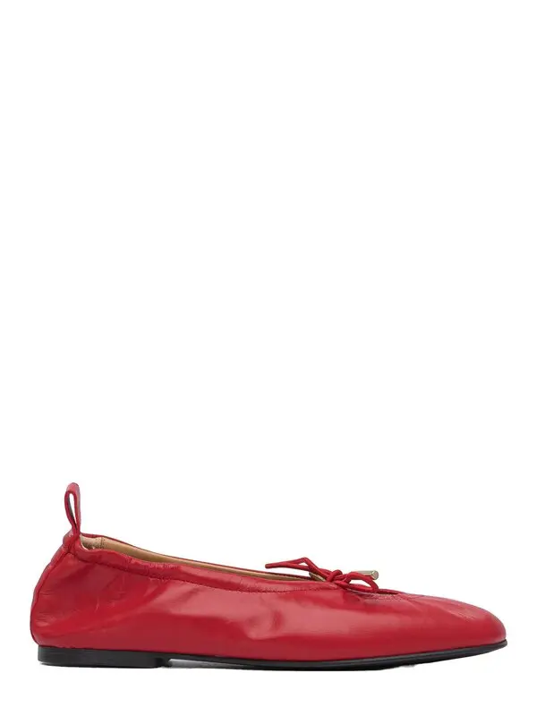 ALOHAS Leather Ballerinas - Red