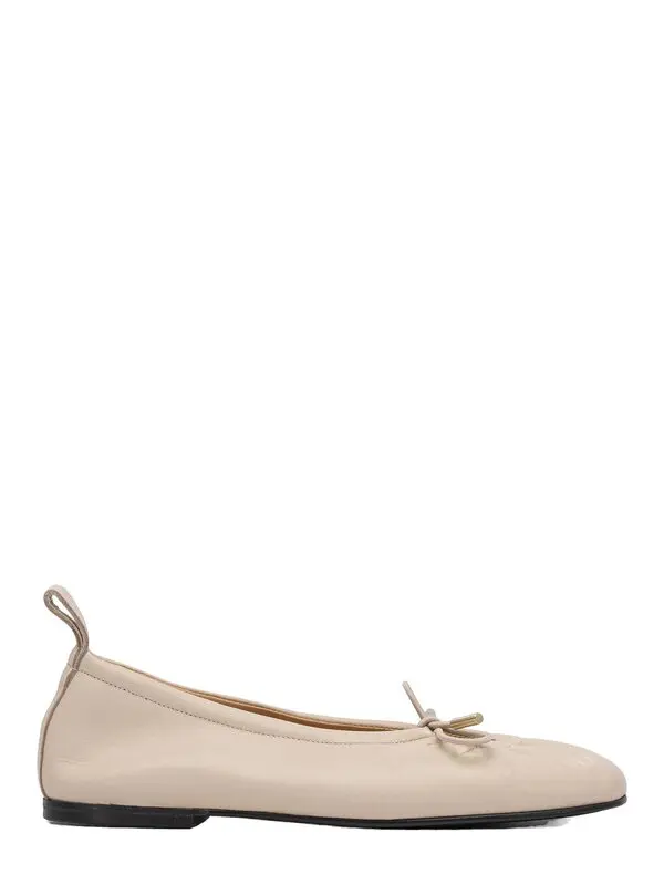 ALOHAS Leather Ballet Flats - White