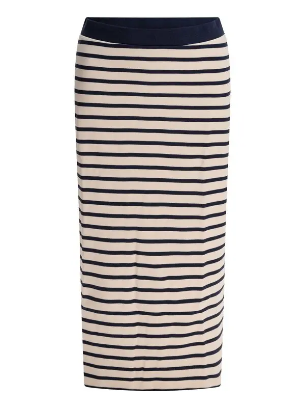 INES DE LA FRESSANGE PARIS Striped Skirt - Blue