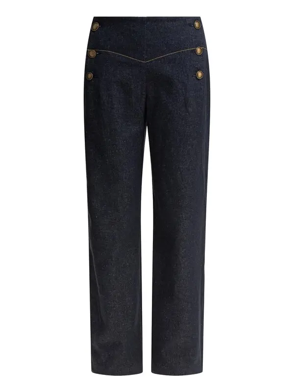 INES DE LA FRESSANGE PARIS Trousers - Blue
