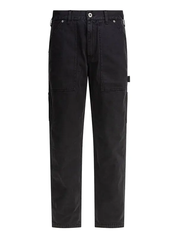 ALEX MILL Painter Denim Trousers - Black