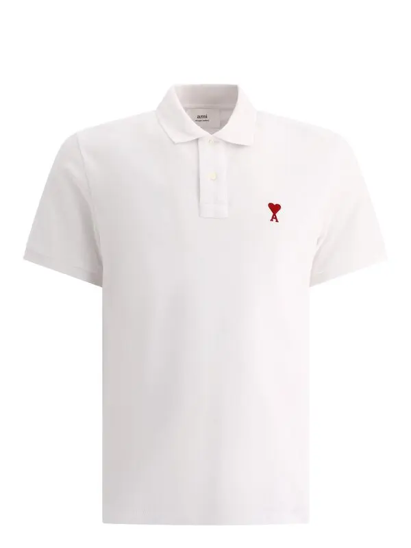 Ami Polo Shirt - White