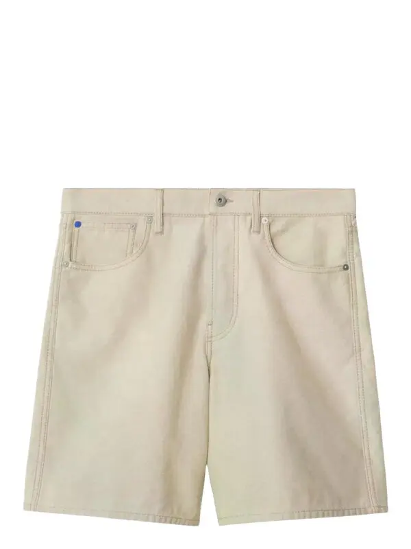 Burberry Denim Shorts - Neutrals