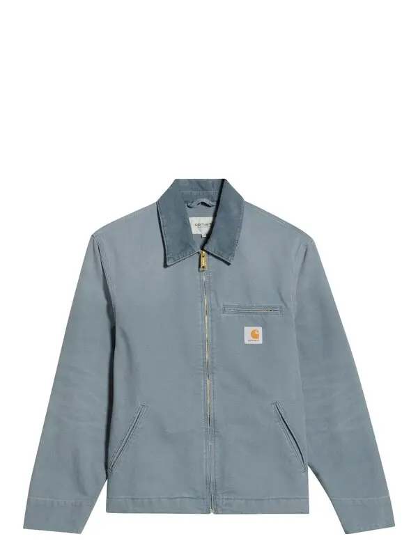 Carhartt Work In Progress Detroit Organic Cotton Canvas Jacket - Cozy Blue/cozy