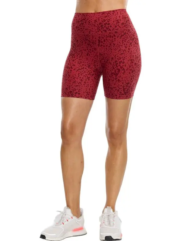 PELOTON Cadent Everyday Bike Short - Garnet Animal Print