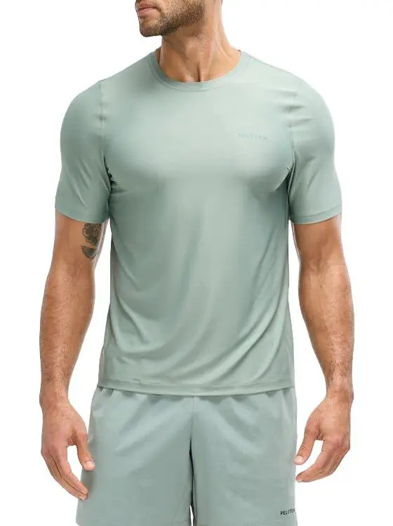 PELOTON Performance Short Sleeve Top - Chinois Green