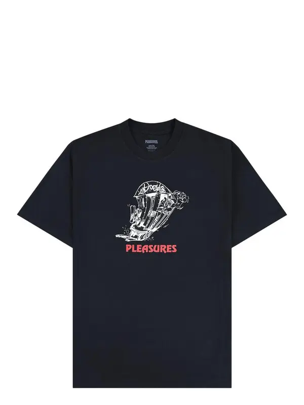 PLEASURES 9th Street T-shirt - Black