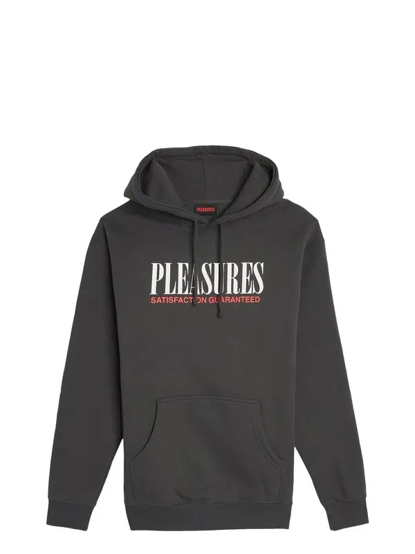 PLEASURES Satisfaction Hooded Sweatshirt - Black