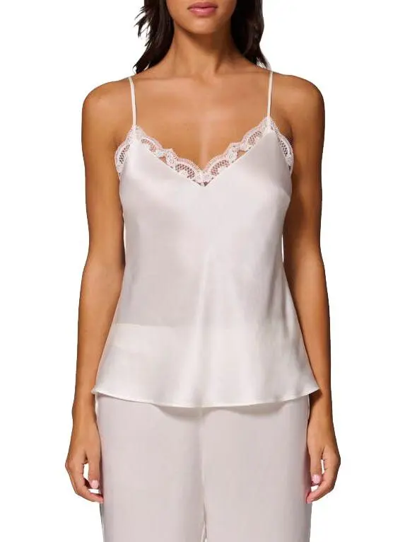 Simone Perele Love Me Lace Trim Camisole - Ivory