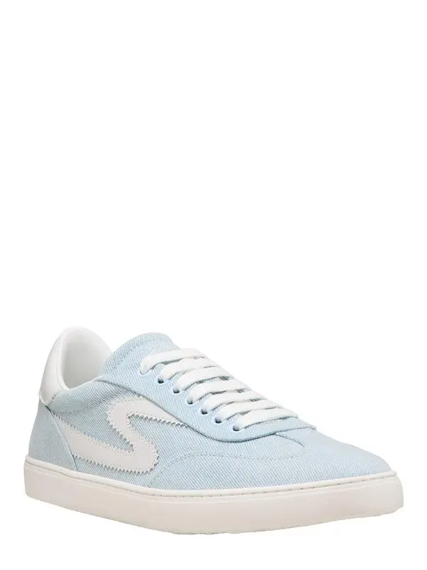STUART WEITZMAN Runaround Sneaker - Light Blue/ White