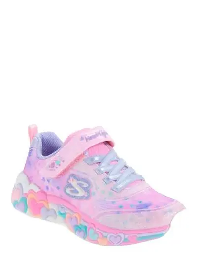 Sketchers Eternal Heart Light-up Sneaker - Light Pink
