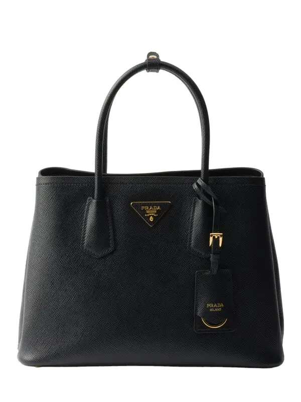 Prada Medium Saffiano Leather Bag - Black