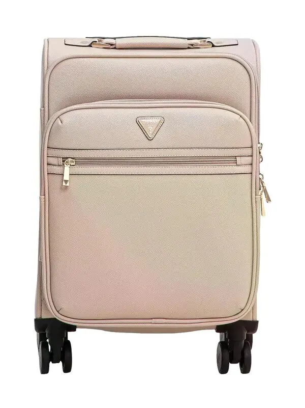 Guess Logo-plaque Luggage - Neutrals