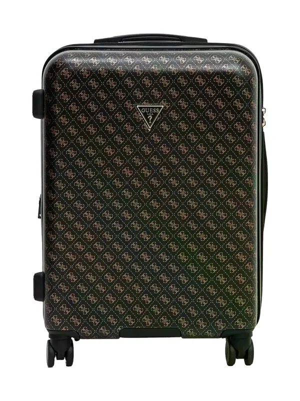 Guess 4g-logo Luggage - Black