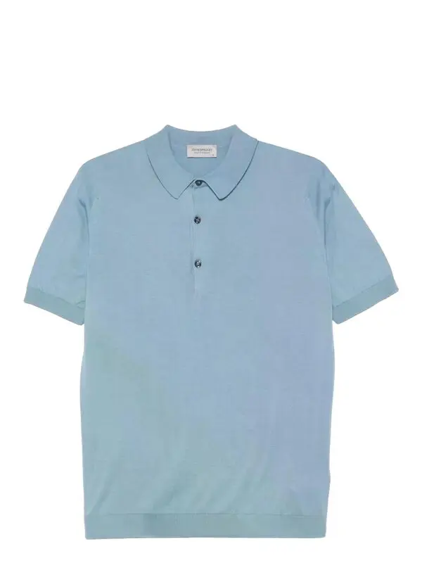 John Smedley Adrian Polo Shirt - Blue