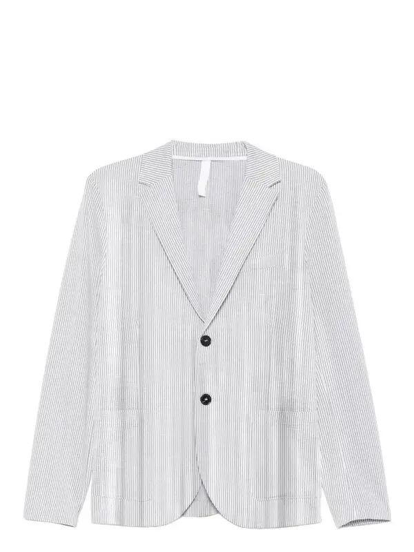 Harris Wharf London Seersucker Blazer - White