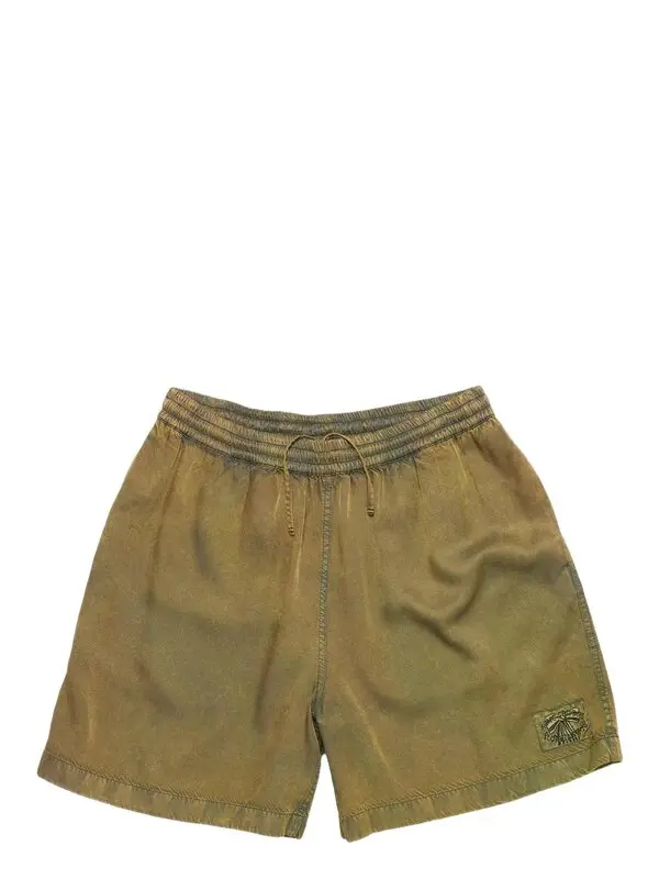Acne Studios Logo-patch Swim Shorts - Green