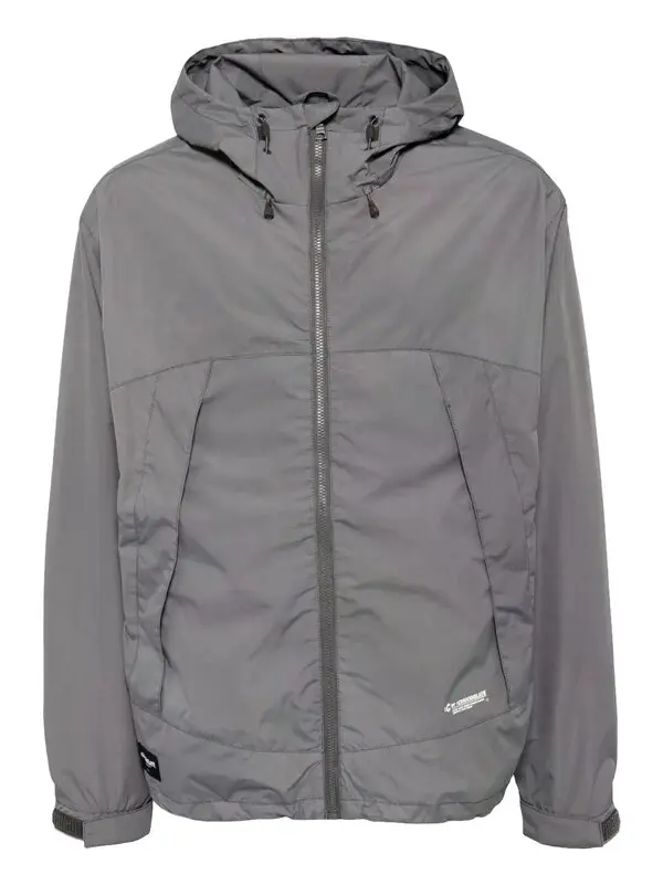 CHOCOOLATE Hooded Windbreaker - Grey
