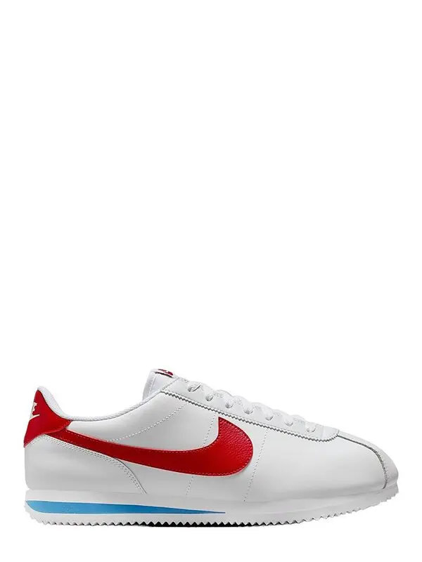 Nike Cortez Leather Sneakers - White/red