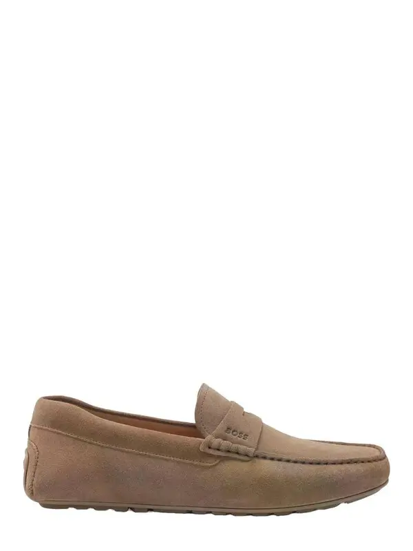 BOSS Suede Loafers - Neutrals