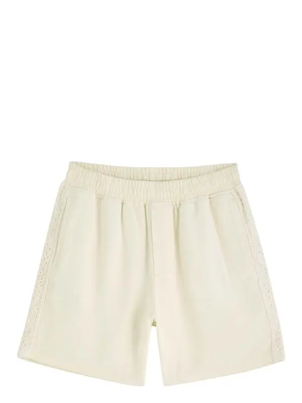 REPRESENT Panelled Twill Shorts - Off White