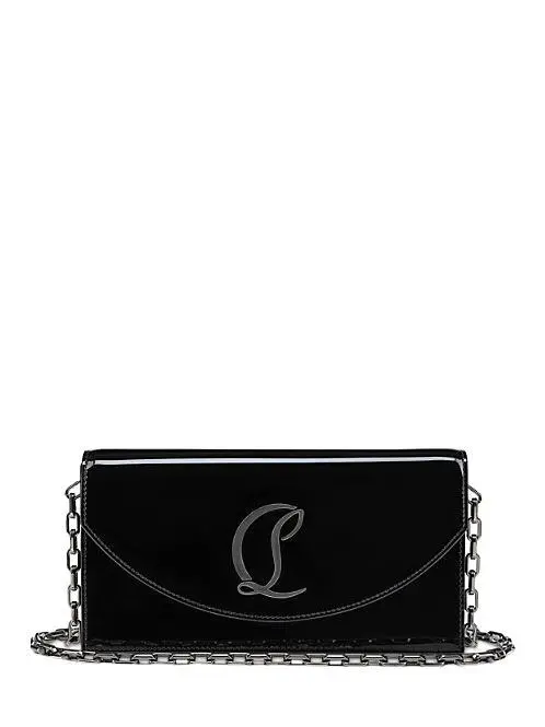 CHRISTIAN LOUBOUTIN Loubi54 Patent-leather Cross-body Bag - Black
