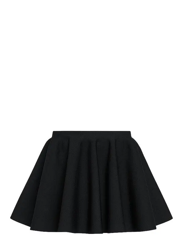 Alaïa Godet Skirt - Noir Alaia