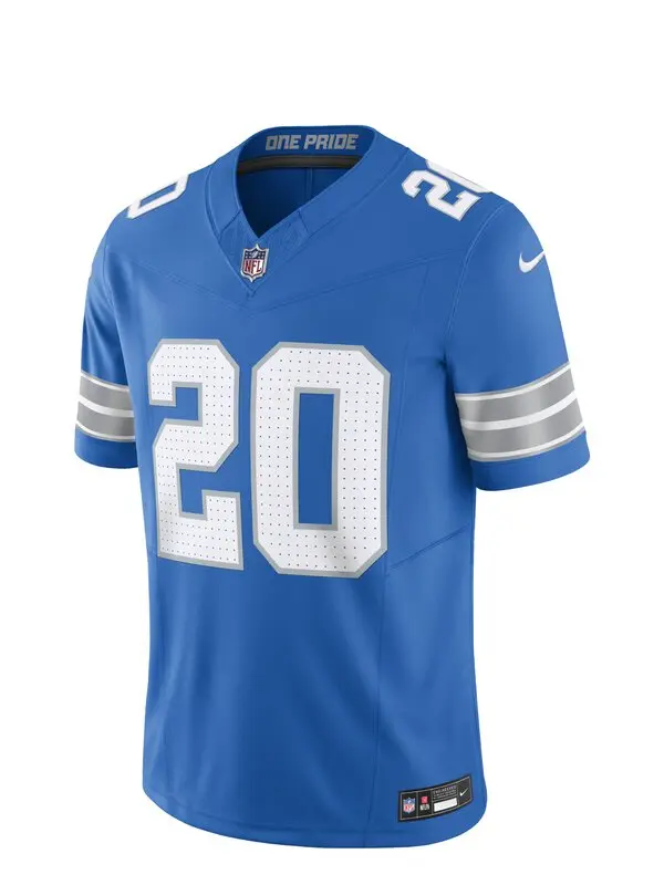 Nike Barry Sanders Detroit Lions Dri-fit Nfl Limited Football Jersey - Blue