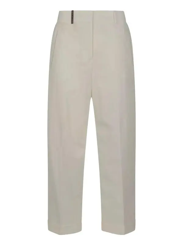 Peserico Tailored Straight-leg Trousers - Neutrals