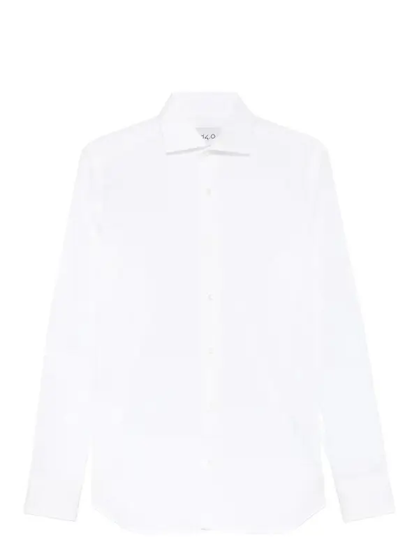 D4.0 Spread-collar Shirt - White