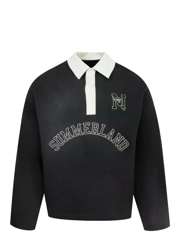 NAHMIAS Summerland Polo Shirt - Black