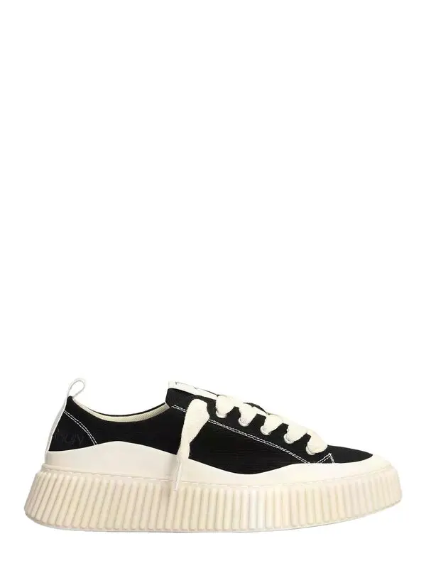 RHUN Low-top Canvas Sneakers - Black