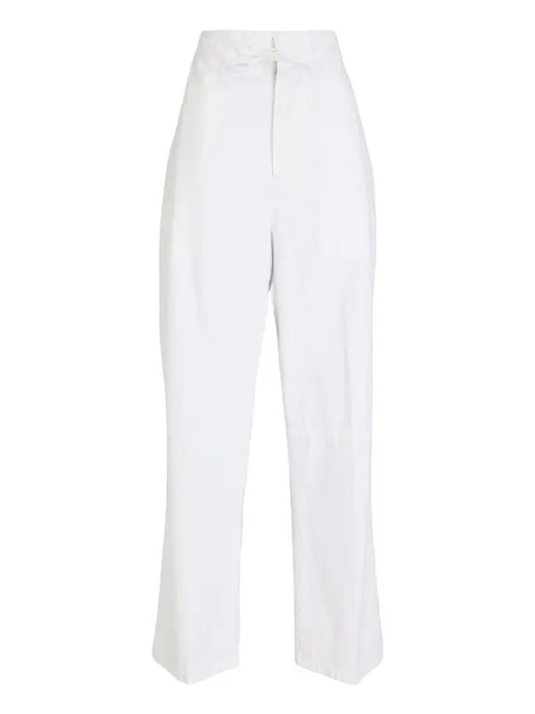 Victoria Beckham Straight-leg Pants - White