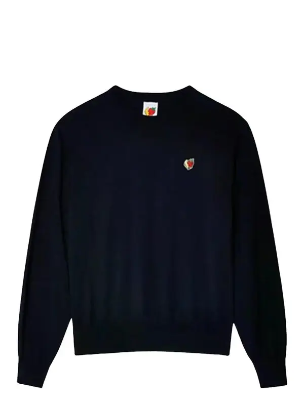 SKY HIGH FARM WORKWEAR Perennial Logo Sweater - Black