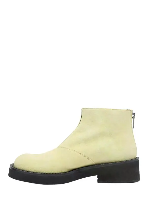 MAISON MARGIELA Leather Ankle Boots - Neutrals