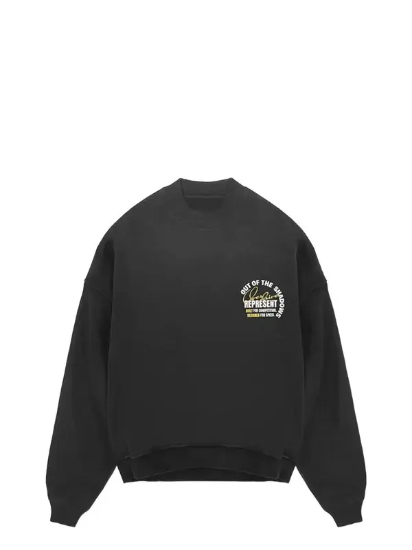 REPRESENT Out Of The Shadows Sweatshirt - Black