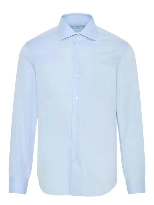 BARBA NAPOLI Cotton Shirt - Blue