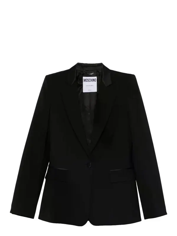 Moschino Wool Blazer - Black