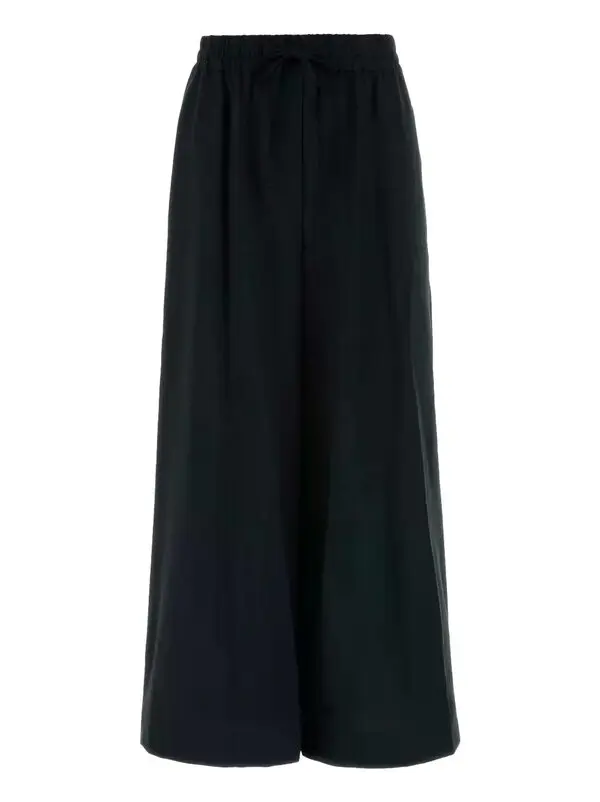 Max Mara Elmo Wide-leg Trousers - Black