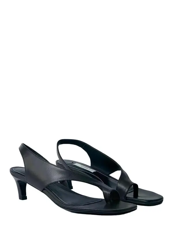 TOTEME 40mm Thong Sandals - Black