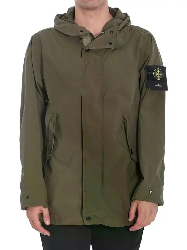 Stone Island Lightweight Parka - Green