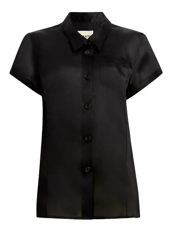 Khaite Keefe Shirt - Black